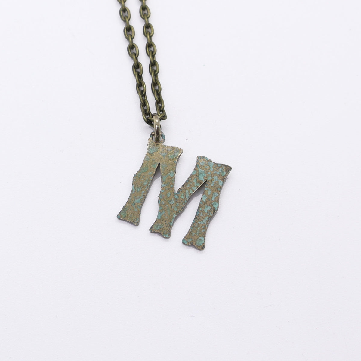 Movements Spencer York Patina M Necklace #137 – Full Circle Co.